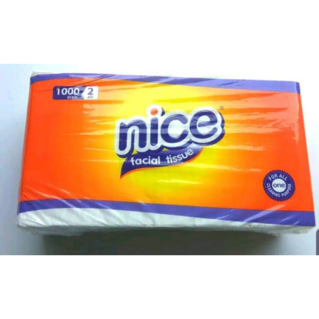 Jual Tissue Nice 1000 sheet / Tisu Nice / Facial Tissue / Tisu wajah ...