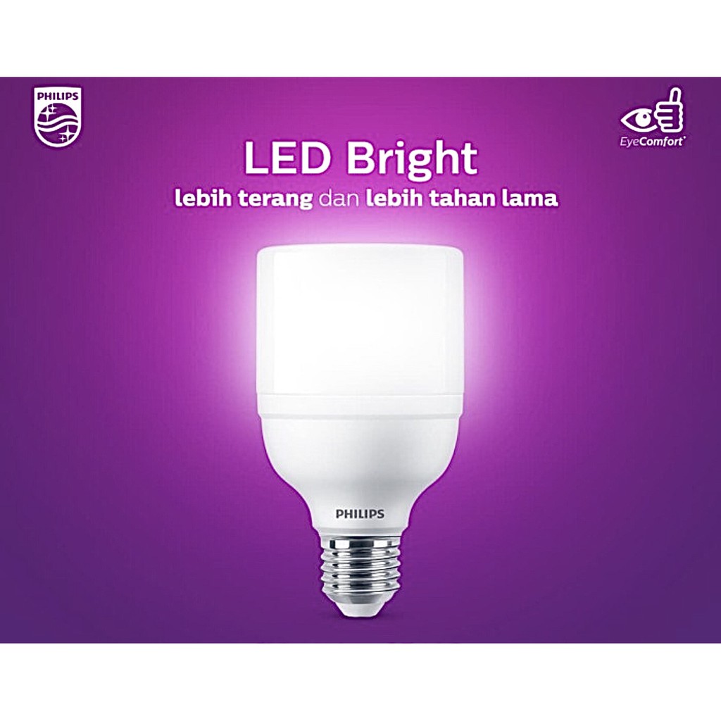 Jual PHILIPS LED Bright LEDBright E27 20W 20Watt 20 W 20 Watt Indonesia|Shopee Indonesia