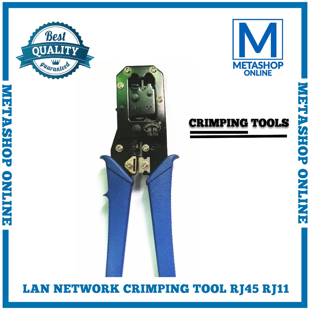 Jual Crimping Tool RJ45 RJ11 Tang Krimping LAN Telephone Ethernet ...