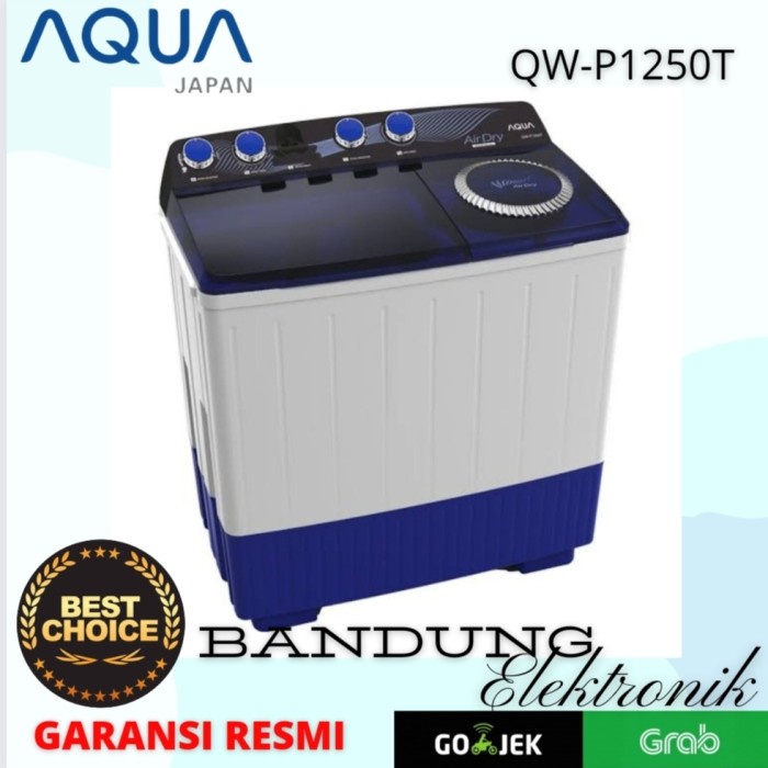 Jual Mesin Cuci 2 Tabung 12 kg, MESIN CUCI AQUA QW-P1250T / QWP1250T ... Jual Mesin Cuci 2 Tabung 12 kg, MESIN CUCI AQUA QW-P1250T / QWP1250T ...