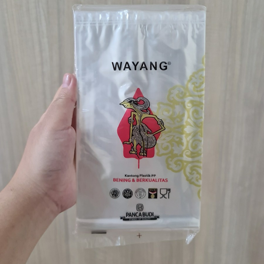 Jual Plastik PP bening Wayang uk 12x20 cm - kantong kemasan kue isi ...