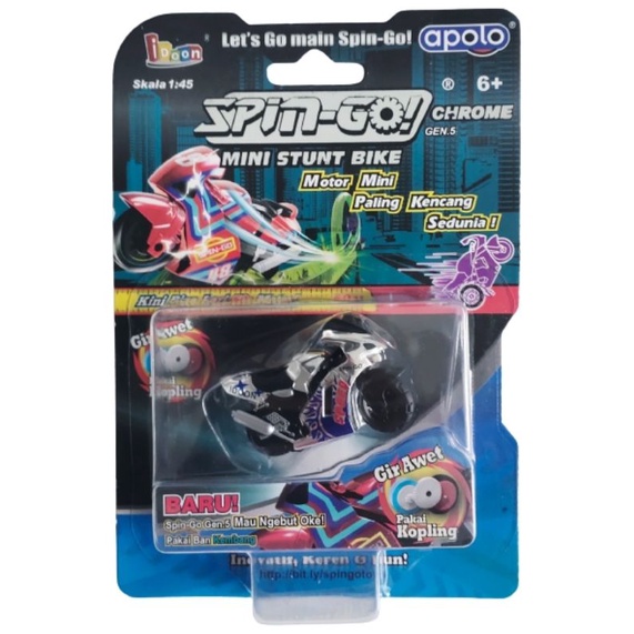 Jual Spin Go Motor Mini Stunt Bike Spin Go Original Apolo | Shopee ...