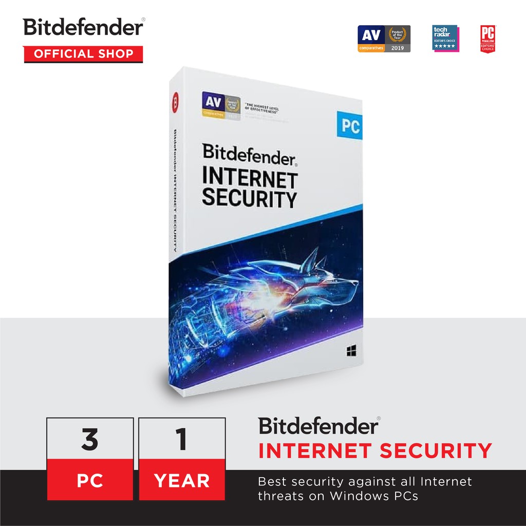 Jual Bitdefender Internet Security 3 PCs 1 Year Indonesia|Shopee Indonesia