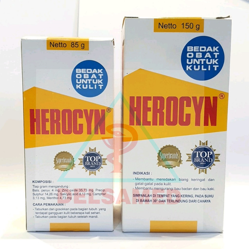 Jual Bedak Herocyn 150 g & 85 g | Shopee Indonesia