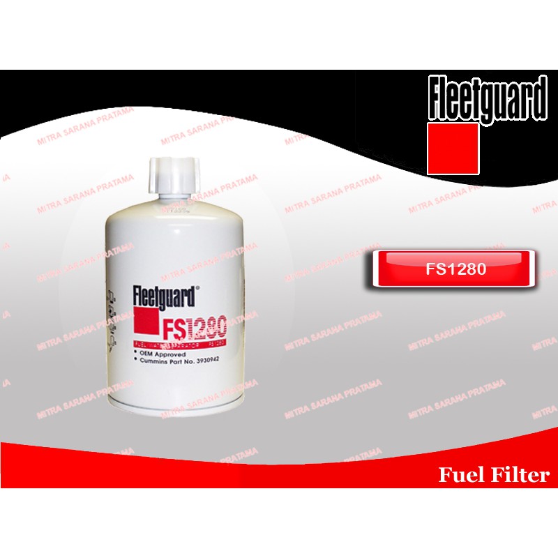 Jual Fuel Filter FS1280 Fleetguard FS 1280 Filter Solar Fleet Guard ...