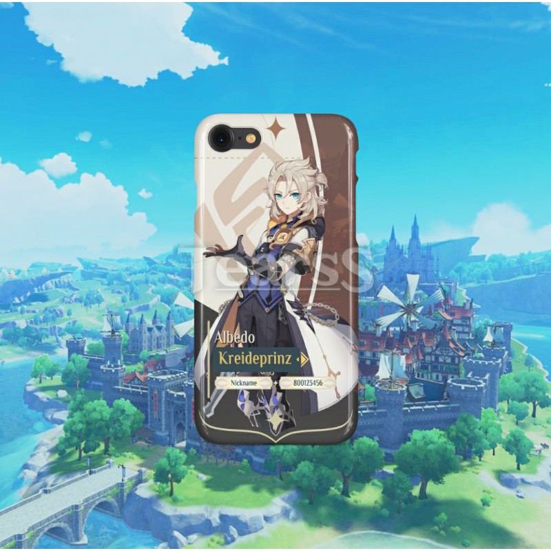 Jual ALBEDO GENSHIN IMPACT EDITION HARDCASE/SOFTCASE/GLASSCASE | Shopee ...