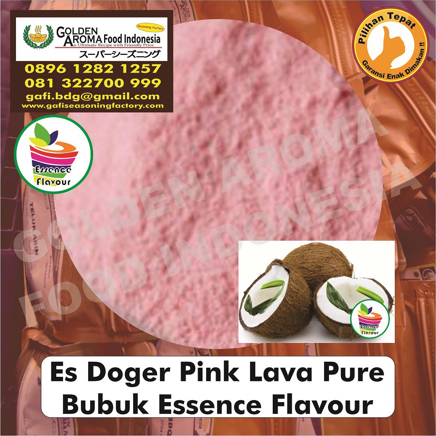 Jual Bubuk Es Doger Pink Lava Pure Efe 1/2kg Essen Flavor Ekstrak Es ...
