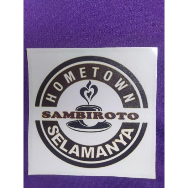 Jual Sticker hometown sambiroto 8x8 cm | Shopee Indonesia