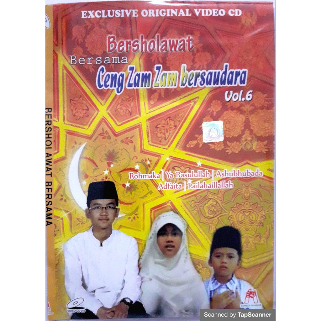 Jual Bersholawat Bersama Ceng Zam Zam Bersaudara Vol.6 | VCD Original ...
