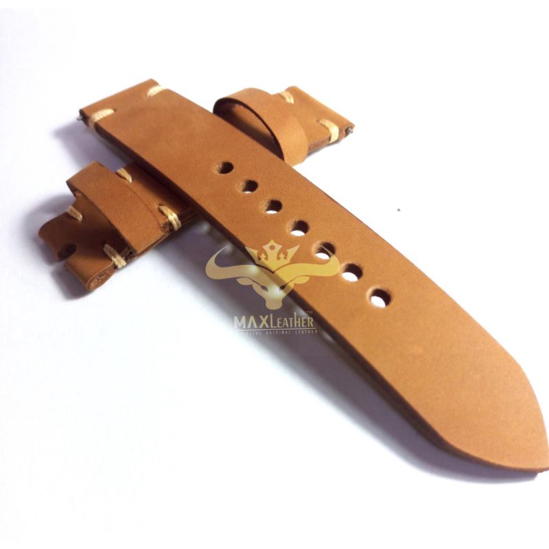 Jual Tali jam kulit asli, tali jam tangan kulit coklat, tali jam ...