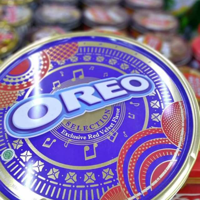 Oreo red velvet kaleng hits kekinian exclusive | Shopee Indonesia