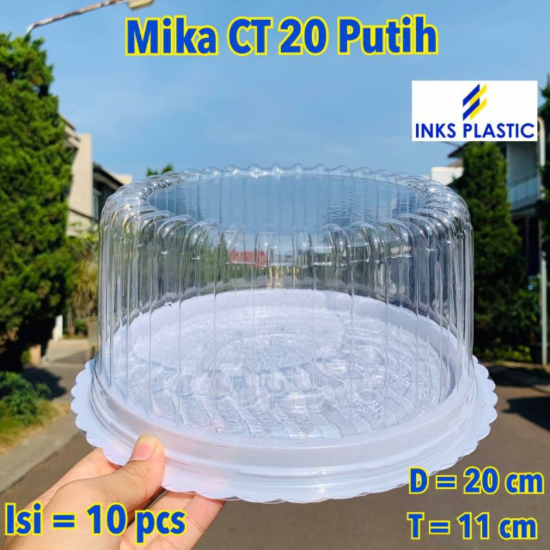Jual MIKA CT 20 PUTIH / MIKA TUMPENG / MIKA BOLU ( ISI 10 ) | Shopee ...