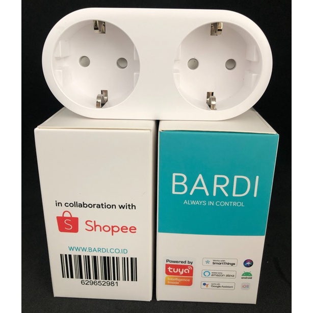 Jual BARDI Dual Smart Plug Shopee Exclusive | Shopee Indonesia