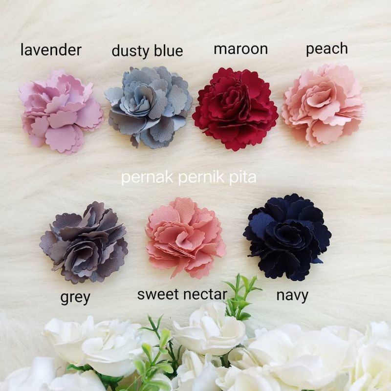 Jual BUNGA SATIN GERIGI / SRN-317 (3.5cm) | Shopee Indonesia