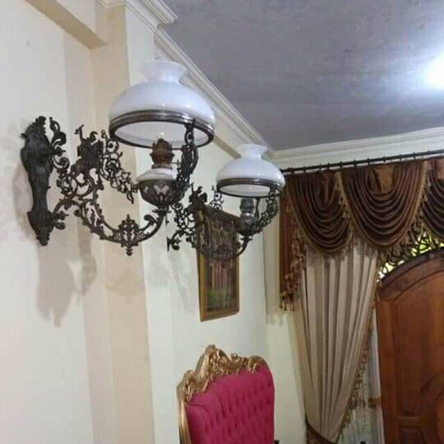 Jual Lampu tempel dinding antik diameter 28cm | Shopee Indonesia