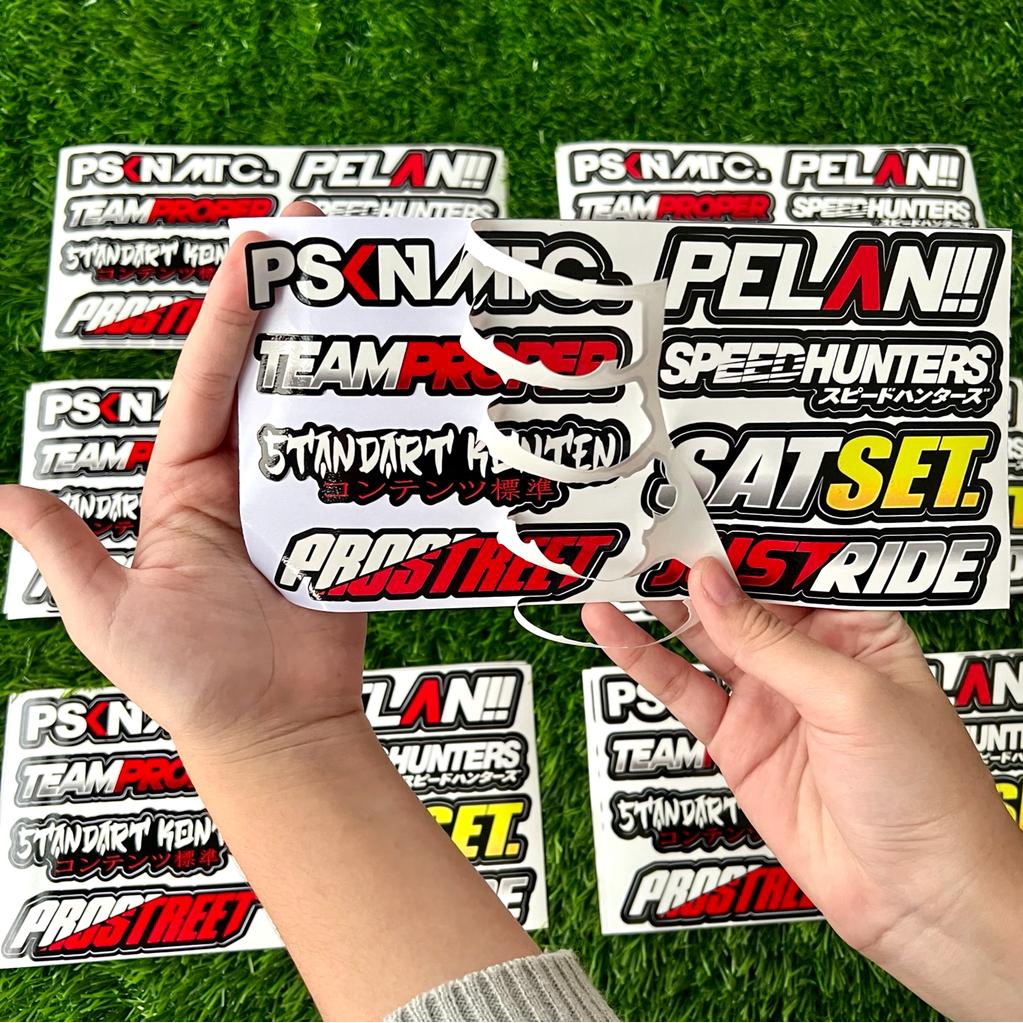 Jual Stiker Print Cut Stiker Motor Stiker Racing Sticker Motor | Shopee ...
