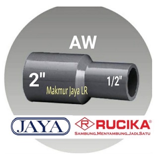 Jual Reducing Socket 2" x 1/2" AW Reducer Sok 2 x 1/2 inch PVC Verlop RUCIKA / MURAH 2"x1/2 ...