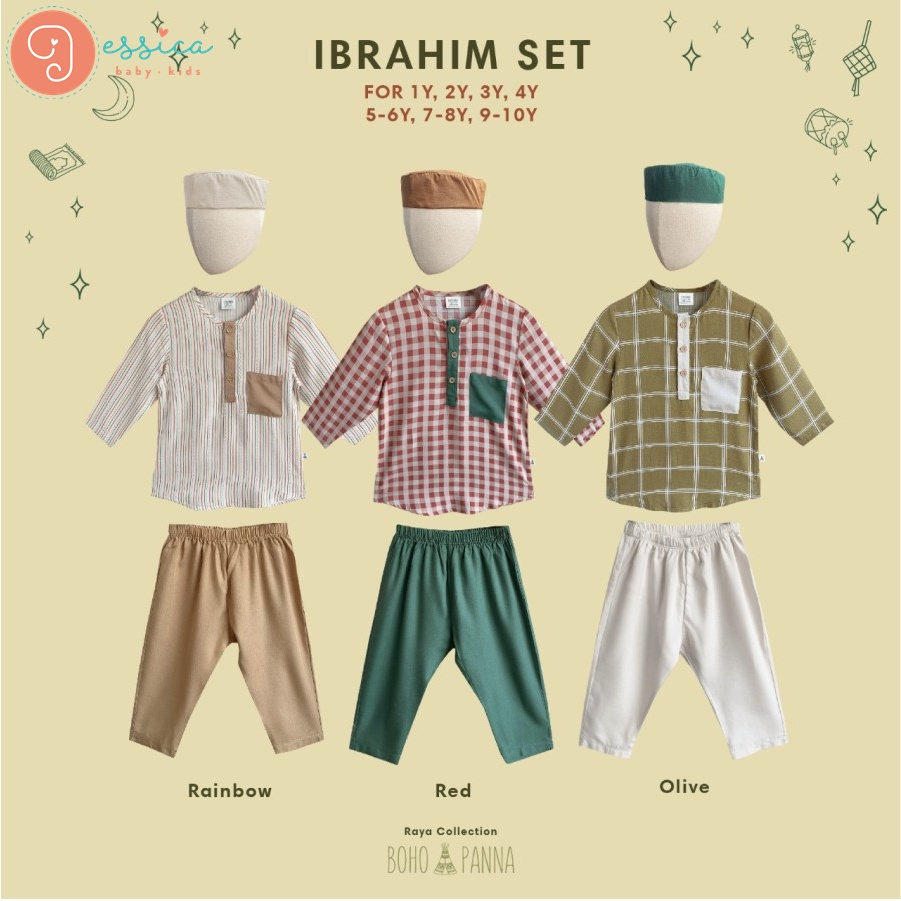 Jual Bohobaby / Bohopanna Raya Collection Ibrahim Set (Koko Set) Indonesia|Shopee Indonesia