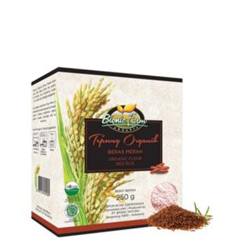 Jual Bionic Farm Tepung Beras Merah Organik 250 gr | Shopee Indonesia