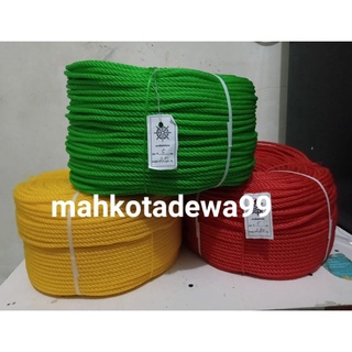 Jual tali tambang 5 mm / tambang ukuran 5mm (-+200) / roll | Shopee ...