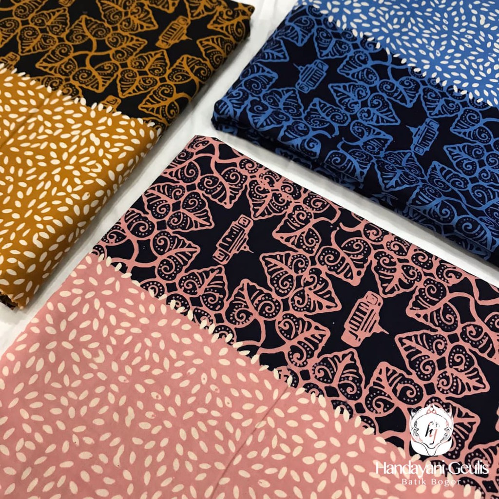 Jual Batik Bogor Motif Istana Daun Talas II - Katun - Handayani Geulis ...