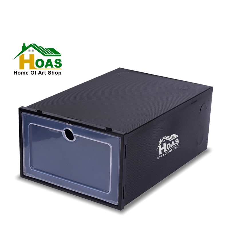 Jual Hoas Box Sepatu Susun Serbaguna Tempat Penyimpanan Sandal Shoes ...