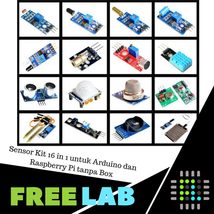 Jual Kit Sensor 16 In 1 Untuk Arduino Dan Raspberry Pi Tanpa Box