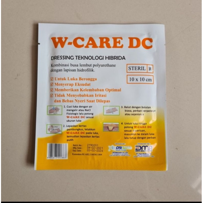 Jual WE-CARE DC/W CARE DC/Pembersih Luka Seperti Hansaplast spray ...