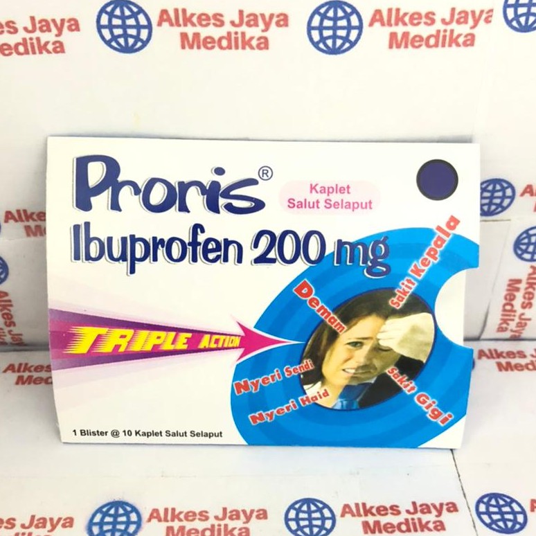 Jual Proris Tablet 200mg (Obat nyeri dan demam) | Shopee Indonesia