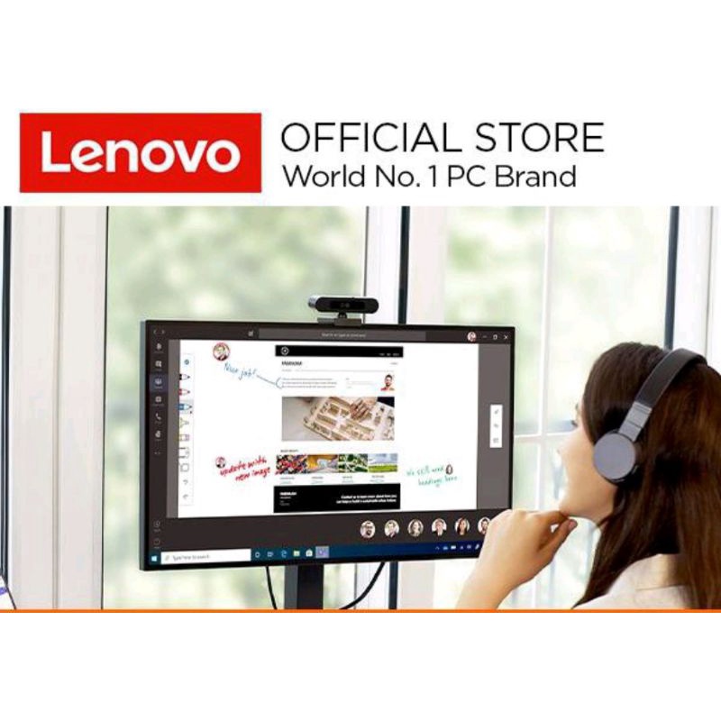 Jual Lenovo 500 Full HD Webcam + Windows Hello Facial Recognition ...