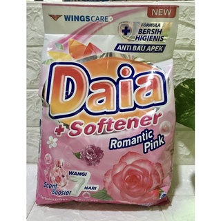 Jual Daia Deterjen + Softener Romantic Pink 1,7kg/Daia Sabun Cuci Bubuk 1,7kg/Detergent Bubuk ...