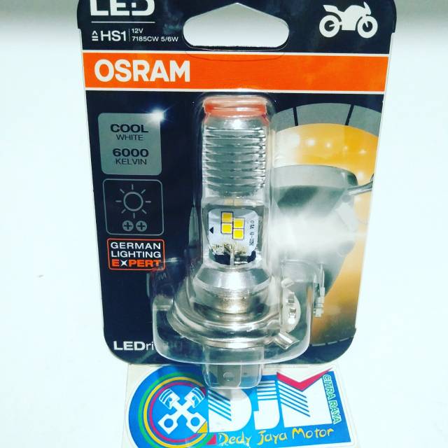 Jual Lampu LED HS1 Vixion, R15, Byson, Verza, MX King, CB 150R, Scoopy FI 5/6W Osram (Dijamin ...