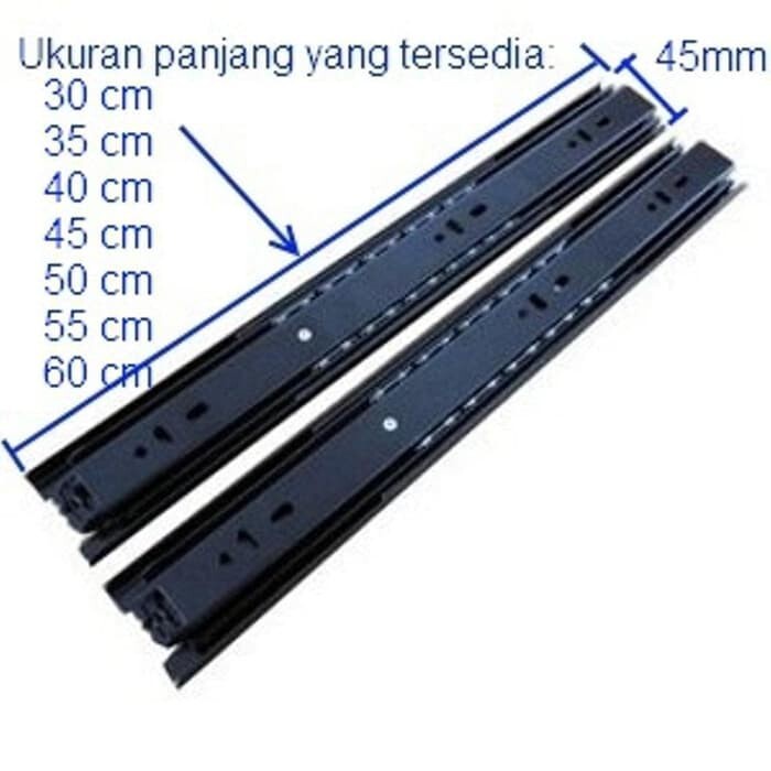 Jual Rel Laci Huben Double Track 25Cm 30Cm 35Cm 40Cm 45 Cm 50Cm Bahan ...