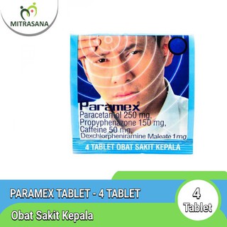 Jual Paramex Tablet - Obat Untuk Mengurangi Sakit Kepala, Sakit Gigi ...