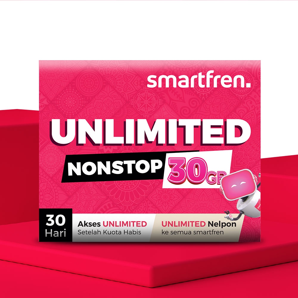 Jual Kartu Perdana Smartfren Unlimited Nonstop 30 GB | Shopee Indonesia