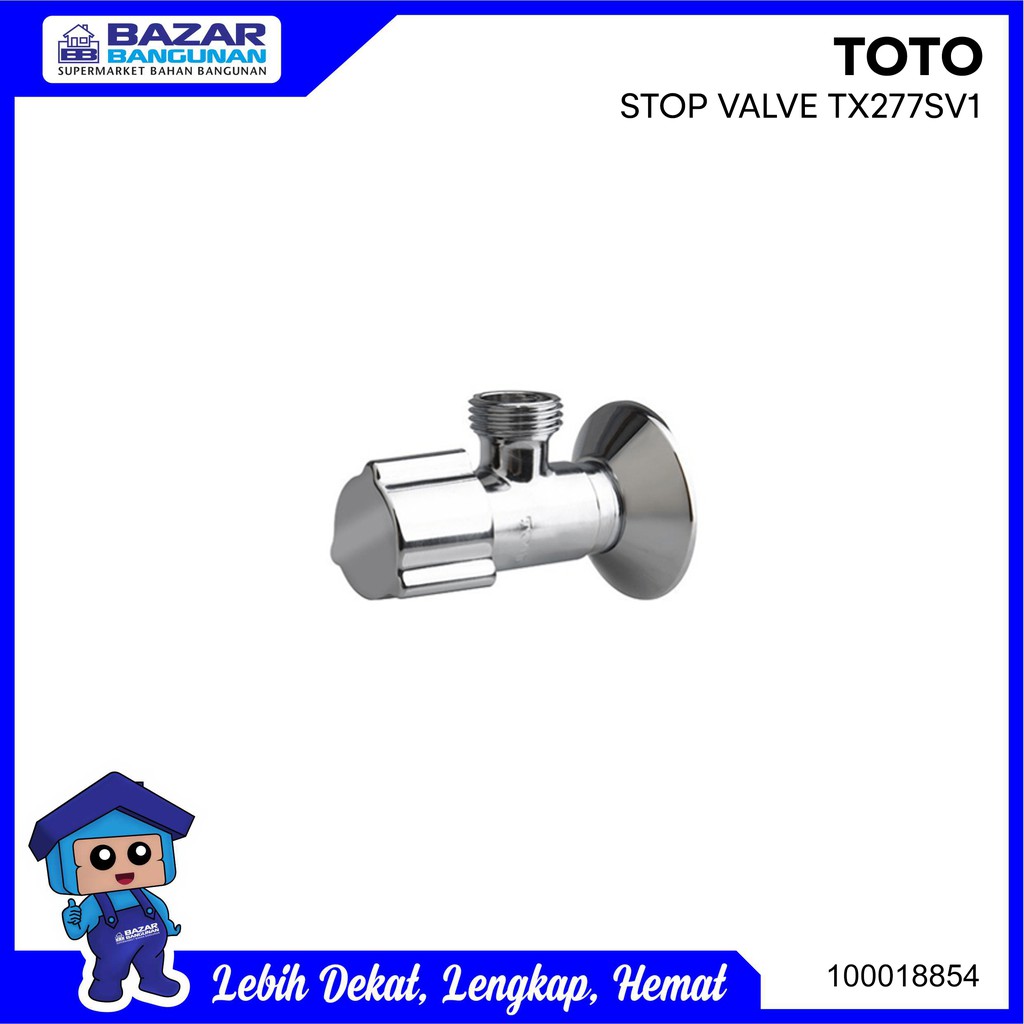 Jual Toto - Angle Valve / Stop Keran / Kran / Katup Sudut Tx277Sv1 Tx ...