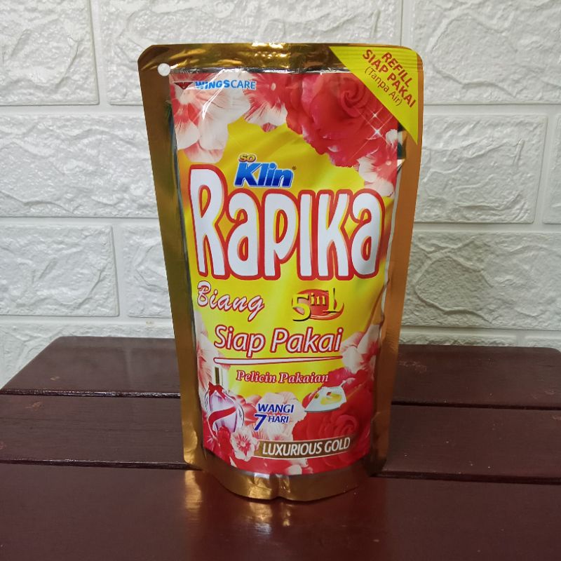 Jual Rapika Refill Kuning Luxurious Gold Pouch 250ml | Shopee Indonesia