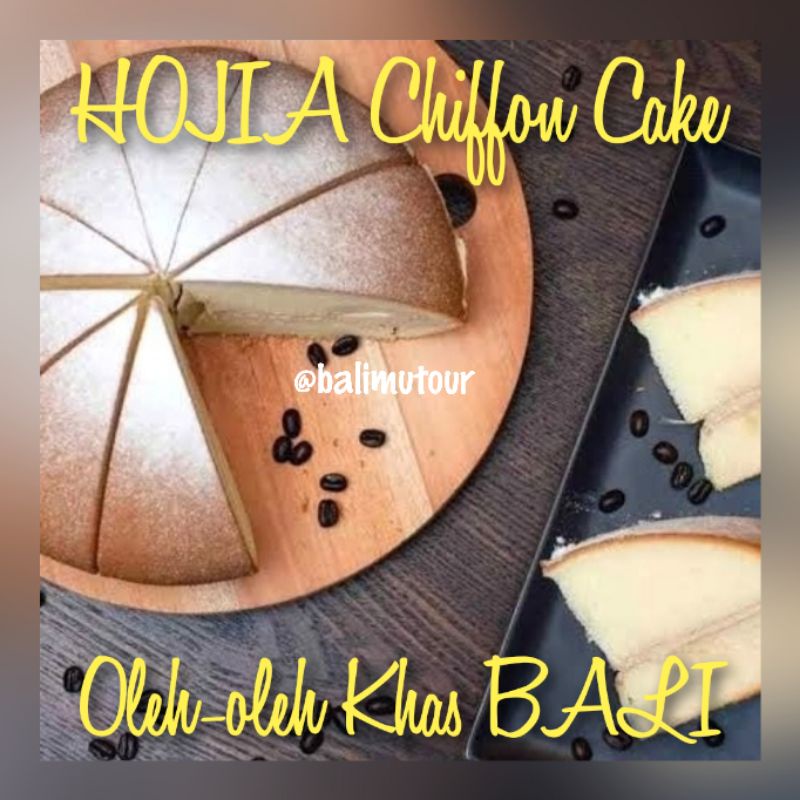 Jual [Fresh] Hojia Chiffon Cake Bali 10 Slices | Shopee Indonesia