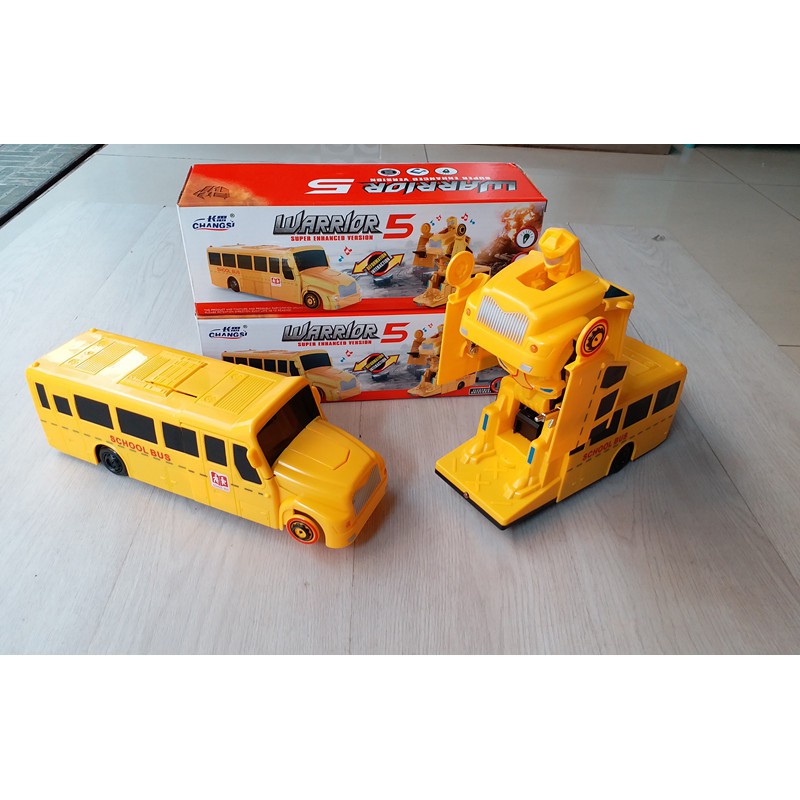 Jual MAINAN MOBIL ROBOT BUS ROBOT WARRIOR SCHOOL BUS TRANSFORMER NO ...