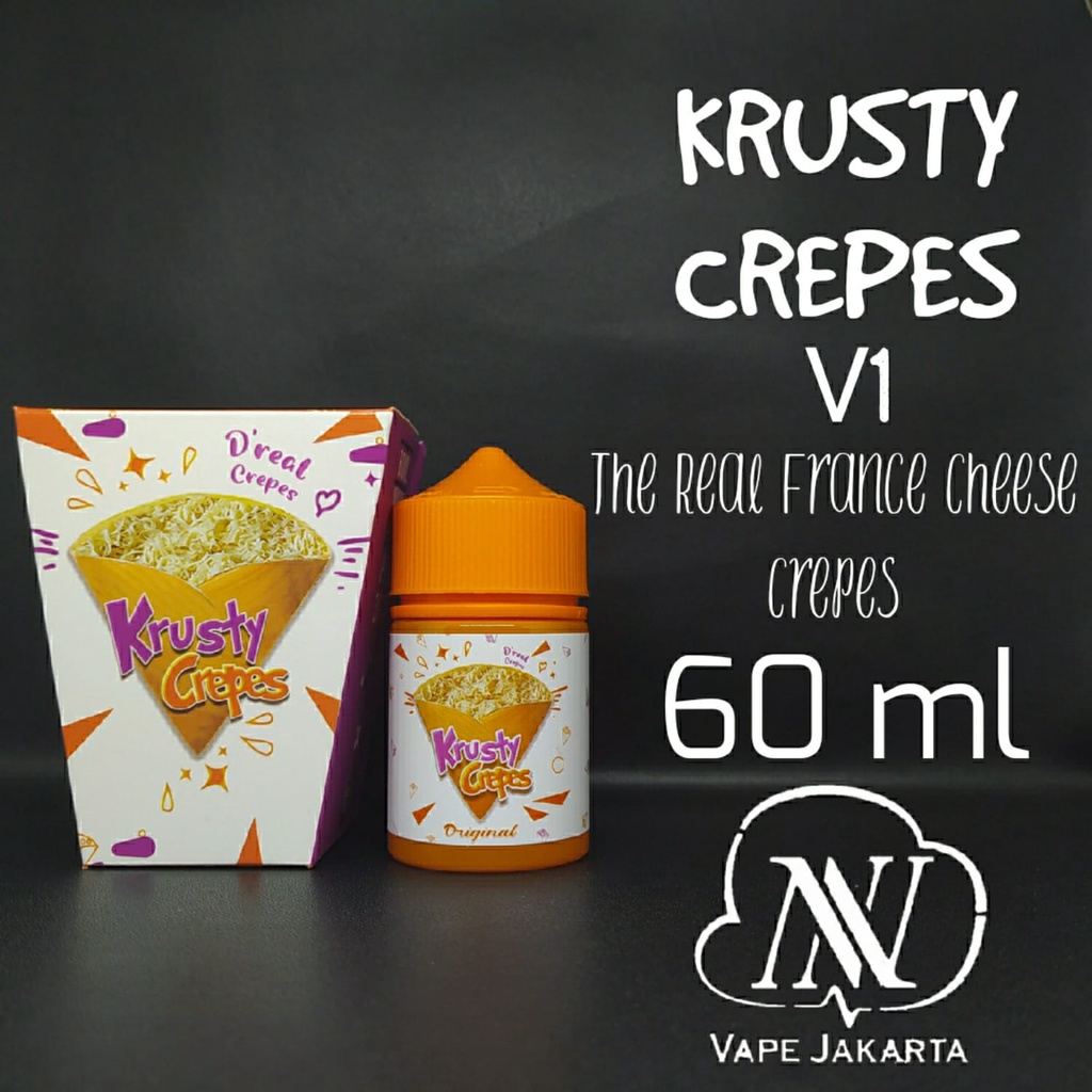 Jual Krusty Crepes V1 Cheese Original 60ml | Shopee Indonesia