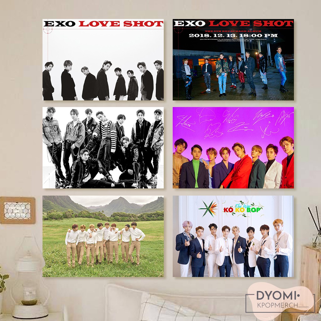 Jual POSTER KAYU EXO, HIASAN DINDING KPOP, POSTER KAYU KPOP, DEKORASI RUANGAN EXO, DEKORASI ...