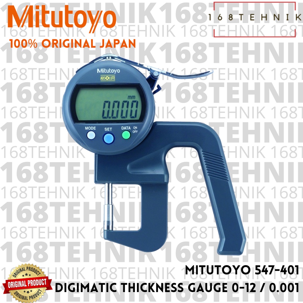 Jual MITUTOYO 547-401 DIGIMATIC THICKNESS GAUGE 0-12 / 0.001 DIGITAL | Shopee Indonesia