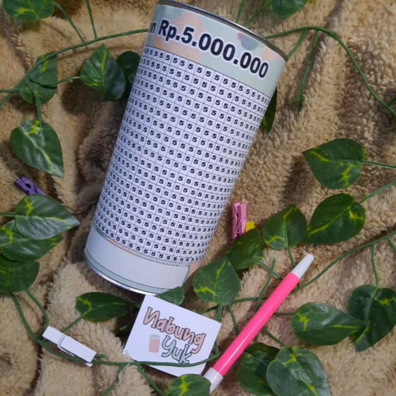 Jual CELENGAN TARGET 5JT PECAHAN 5K CELENGAN VIRAL TABUNGAN VIRAL