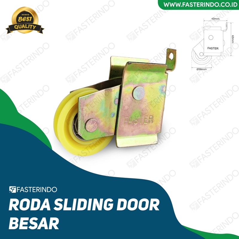 Jual Roda Sliding Door Besar Faster | Shopee Indonesia