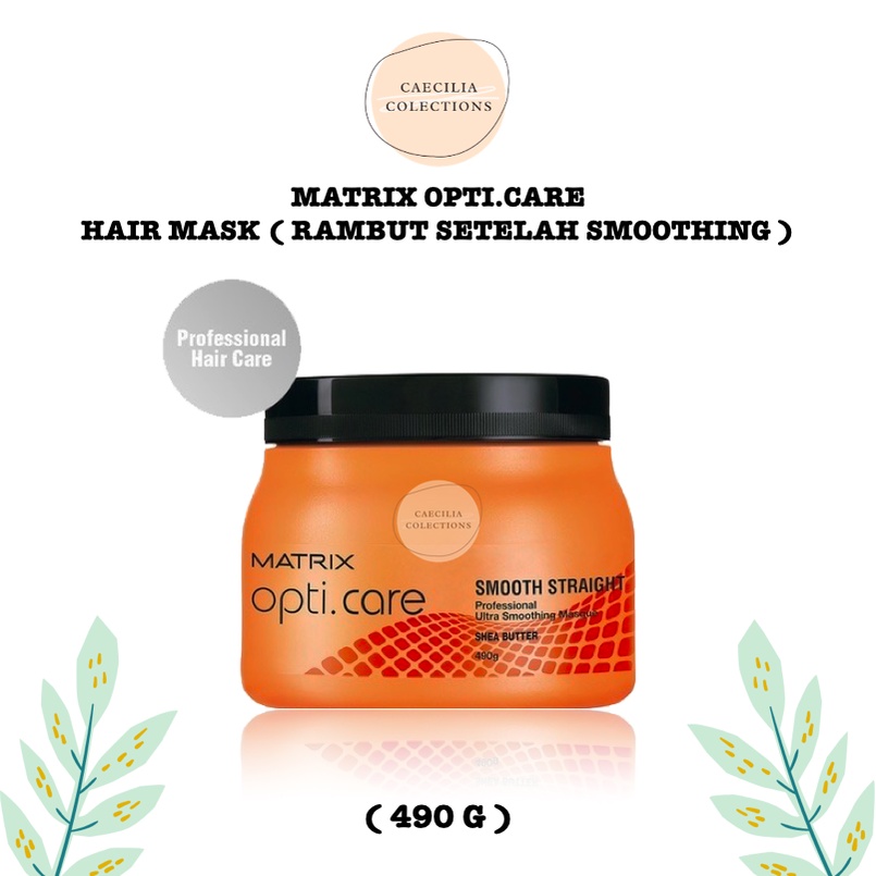 Jual Matrix Opti Care Smooth Straight hair mask 490 gr | Shopee Indonesia