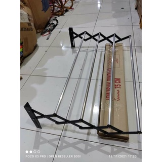 Jual RAK JEMURAN LIPAT PORTABLE JEMURAN DINDING TEMPEL TEMBOK ANDUK DAN ...
