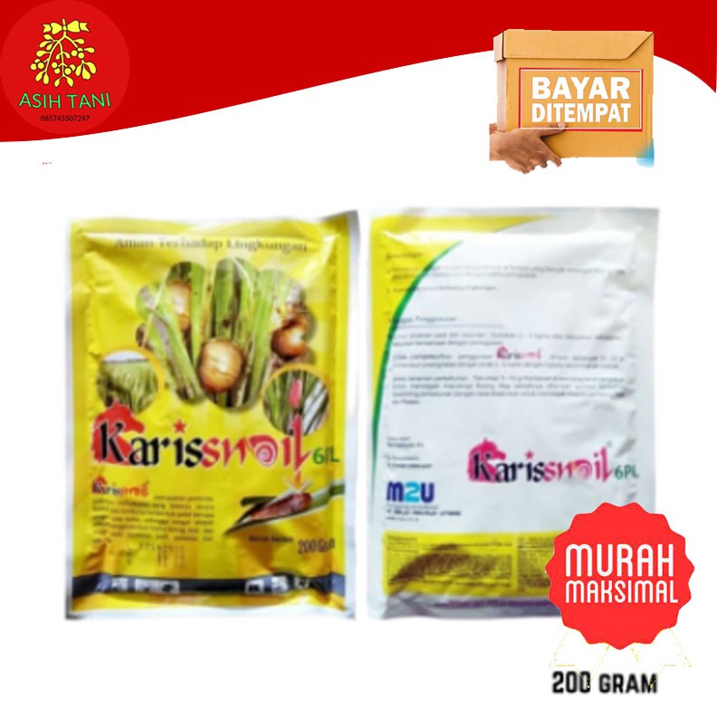 Jual Obat Pertanian Pembunuh Siput Moluskisida KARISSNAIL 6 PL - 200 ...