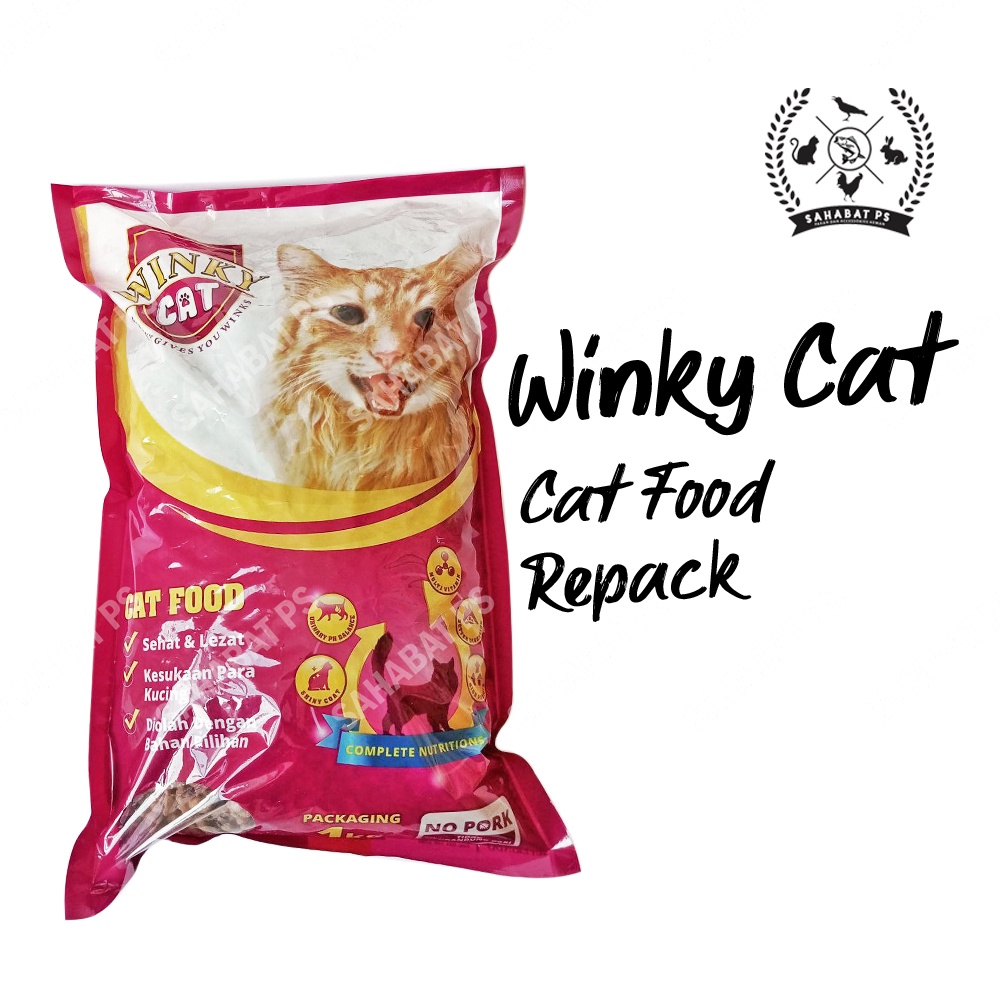 Jual WINKY CAT FOOD DRY CAT FOOD MAKANAN KUCING KERING 1KG | Shopee ...