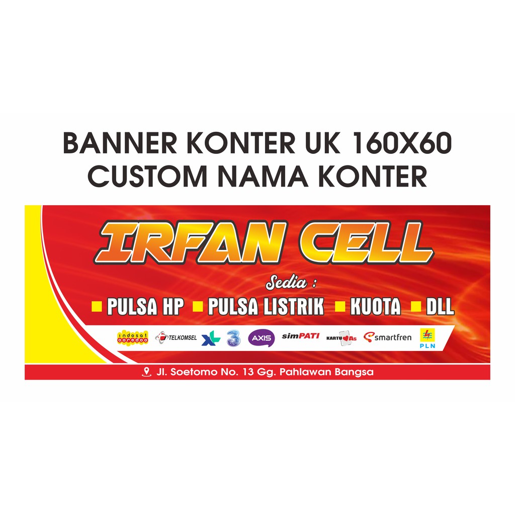 Jual Spanduk Banner Konter Pulsa | Shopee Indonesia