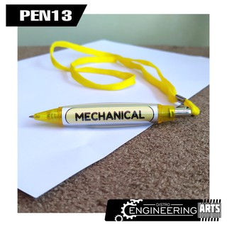 Jual Pulpen Kalung Kuning Sticker Desain Mechanical engineer Pena ...